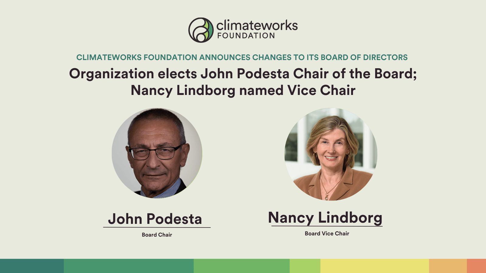 ClimateWorks Foundation Announces Changes to Its Board of Directors ...