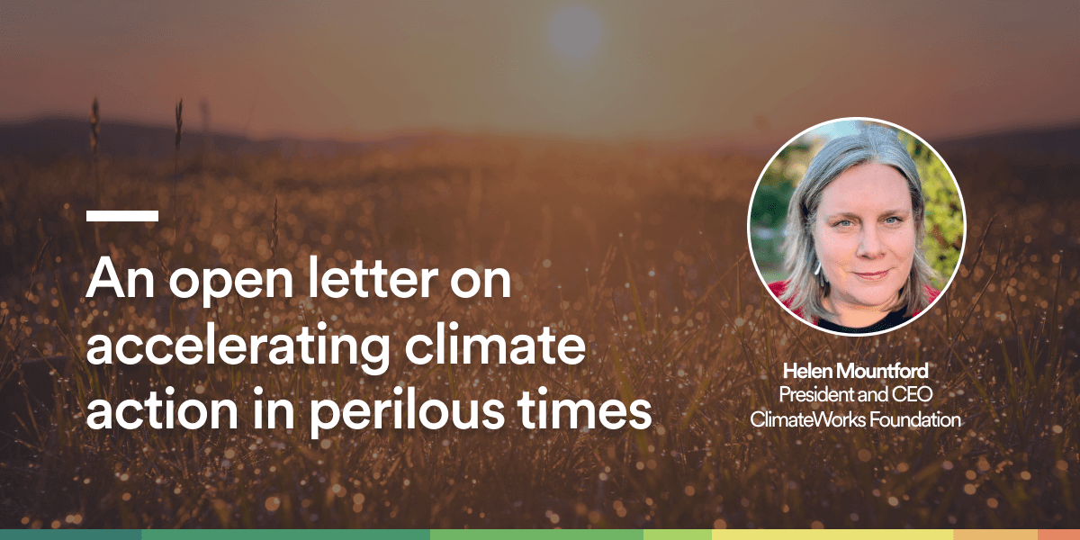 The promise of climate philanthropy in 2023 - ClimateWorks Foundation